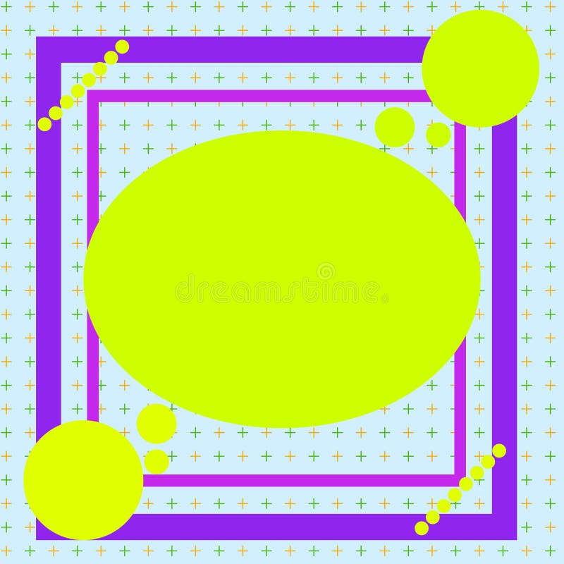 Asymmetrical Unequal Shaped Form Format of Colourful Thing Object ...