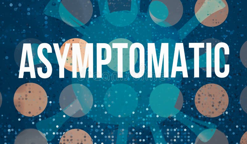 Asymptomatic Theme with Abstract Dots Background Stock Illustration ...