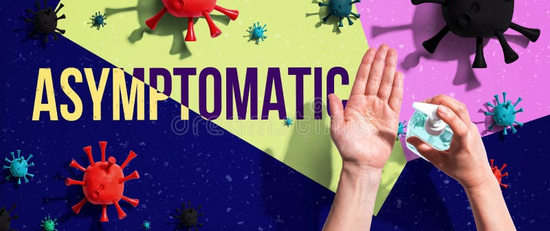 Asymptomatic Theme with Person Washing Their Hands Stock Photo - Image ...