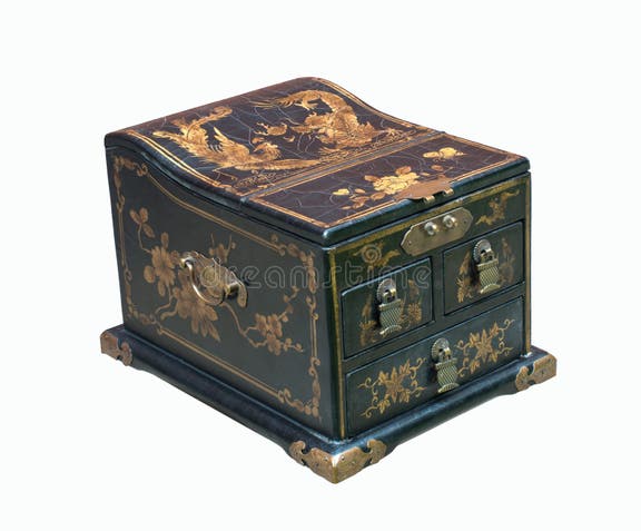 Ataúd chino viejo imagen de archivo. Imagen de flores - 31684307