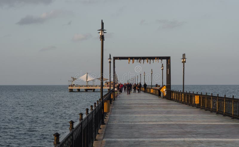 Atakum Beach Samsun, Turkey Editorial Photo - Image of black, atakum ...