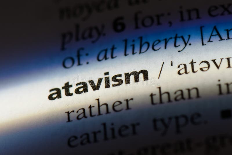 Atavism stock image. Image of english, isolated, book - 114404507