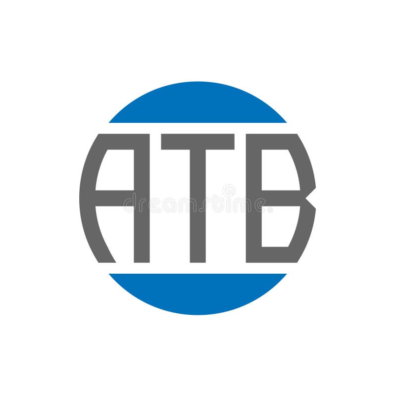 ATB Letter Logo Design on White Background. ATB Creative Initials ...