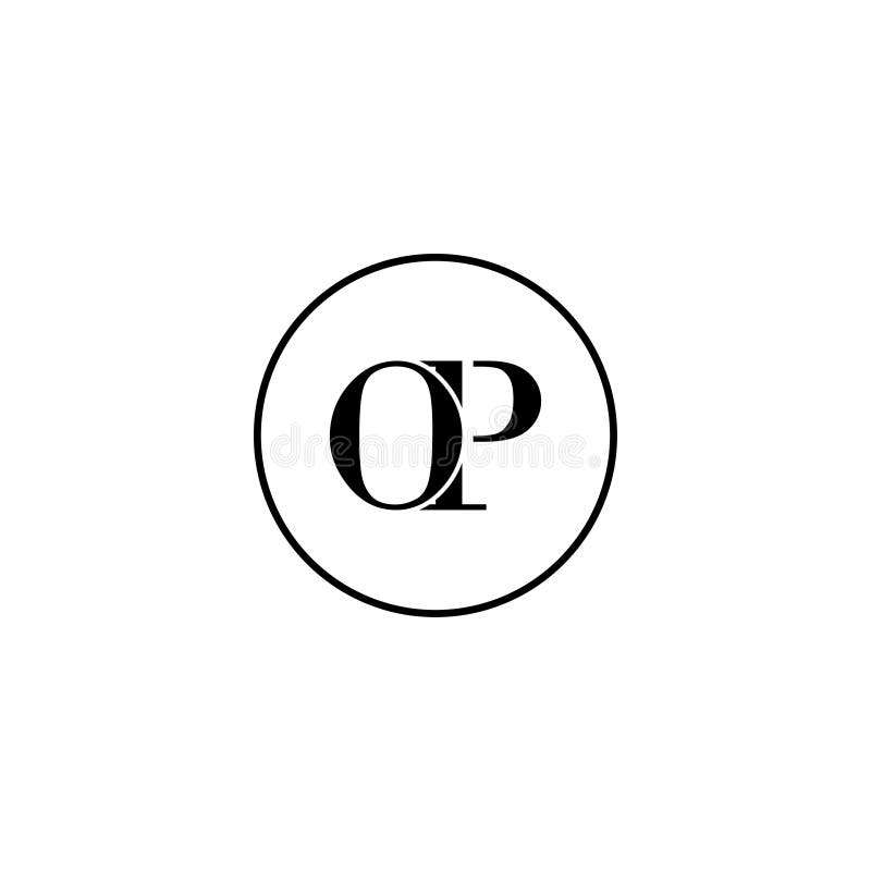 Op Monogram Stock Illustrations – 830 Op Monogram Stock Illustrations ...