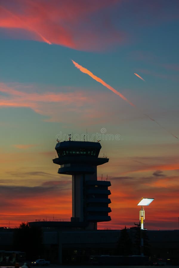 Atc tower stock photo. Image of aviation, airport, bucharest - 89214312