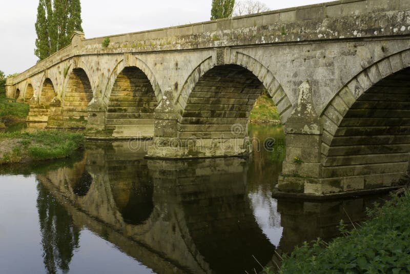 Atcham Bridge evening sun stock image. Image of severn - 88780353