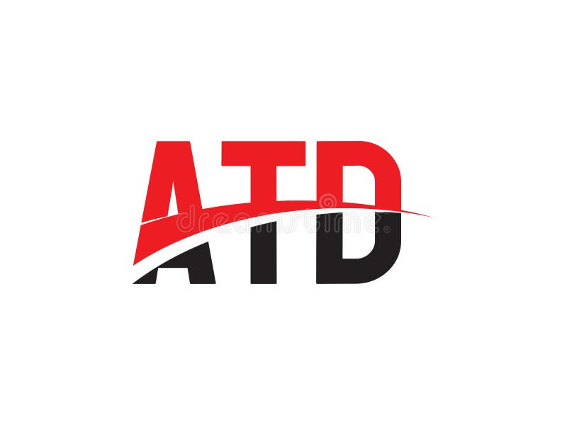 ATD Letter Initial Logo Design Vector Illustration Stock Vector ...