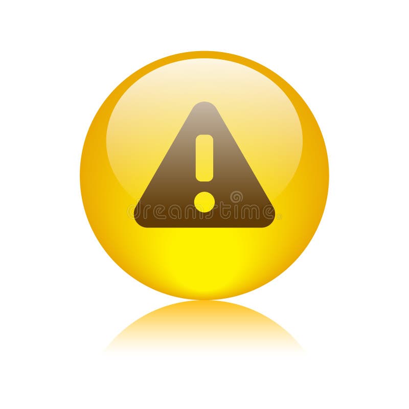 Símbolo De Icono Del Vector De Advertencia De Atención Aislado ...
