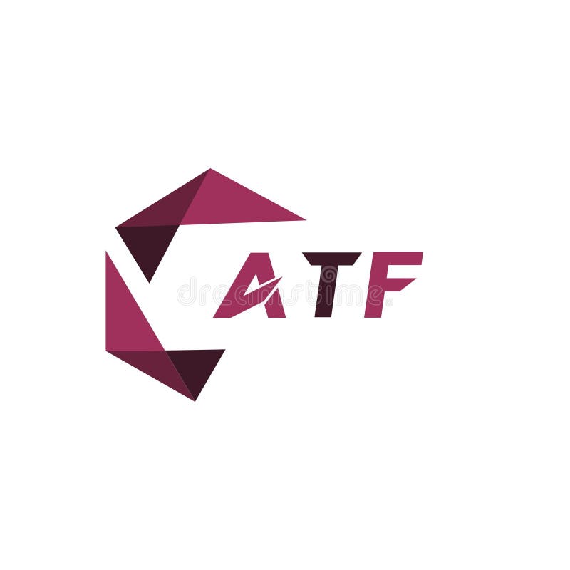 ATF Creative Minimalist Letter Logo. ATF Unique Vector Initials ...
