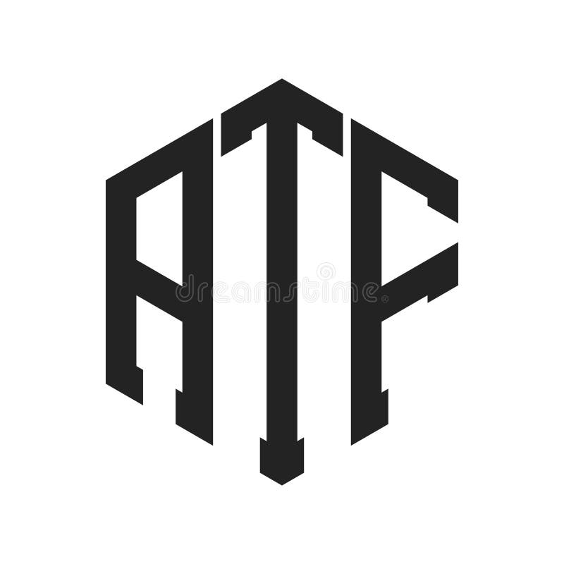 ATF Logo Design. Initial Letter ATF Monogram Logo Using Hexagon Shape ...