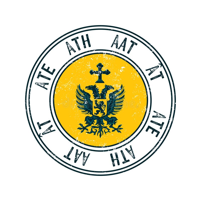 Ath City Grunge Rubber Stamp Stock Vector - Illustration of mark ...