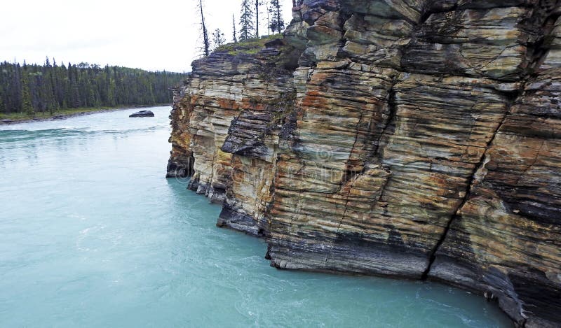 Athabasca Falls, Jasper, Alberta, Canad Stock Photo - Image of rockies ...