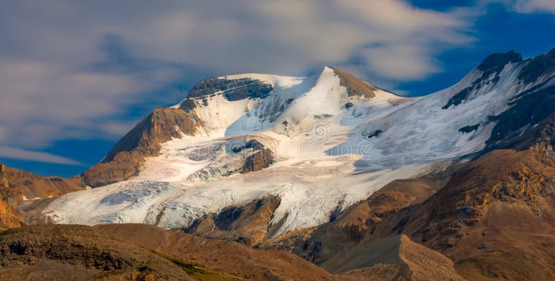 Athabasca Glacier Jasper National Park Stock Image - Image of places ...