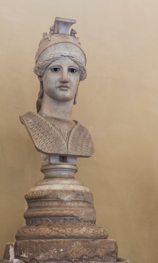Athena stock image. Image of culture, roman, helmet, rome - 52542479