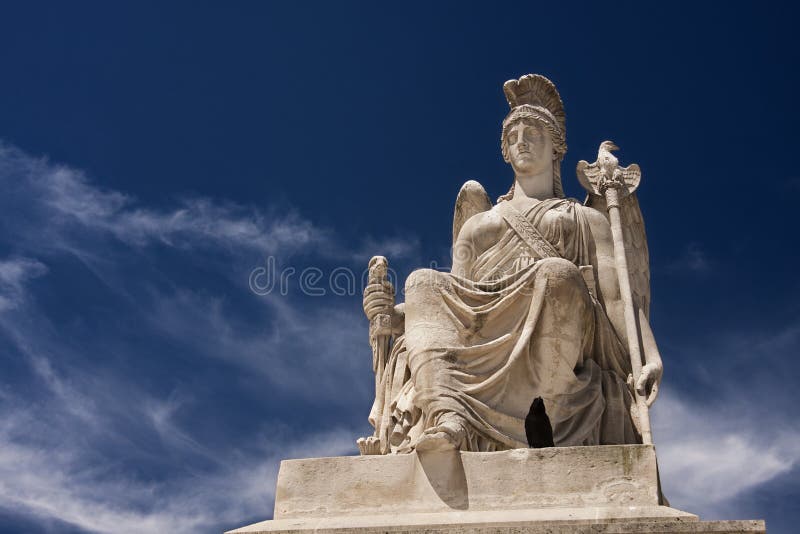 Athena sculpture editorial photo. Image of mars, parisian - 120910901