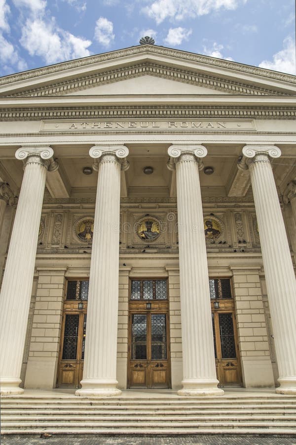 Athenaeum Facade editorial photo. Image of ambient, capital - 25052976