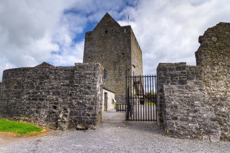 Athenry Castle in Co. Galway Stock Image - Image of building, century ...