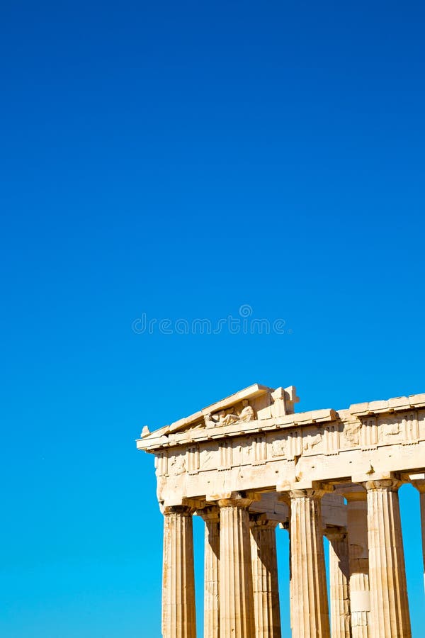 Athens Acropolis and the Old Architecture Place Stock Photo - Image of ...