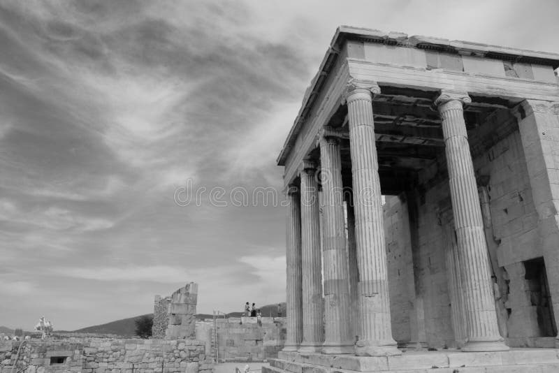 Athens Acropolis stock photo. Image of marble, clear - 95350344
