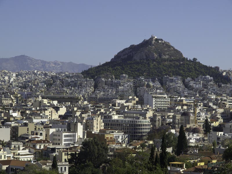 Athens stock photo. Image of trees, greek, rock, greece - 35108556