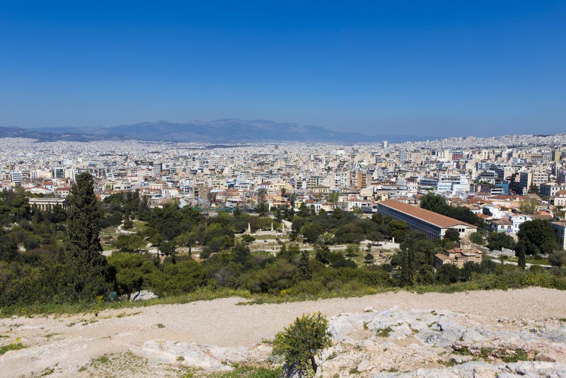 VIEW of ACROPOLIS / PARTHENON GREECE Editorial Image - Image of still ...