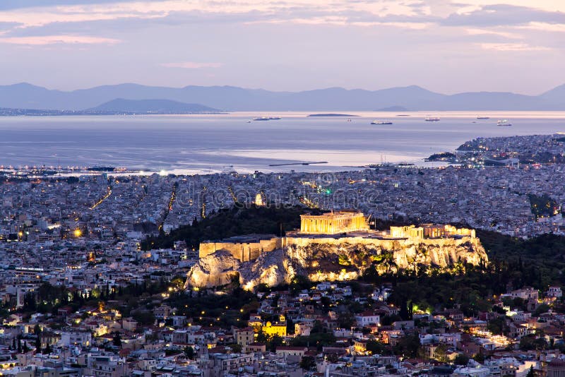 Athens cityscape stock image. Image of town, greek, tourism - 29029649