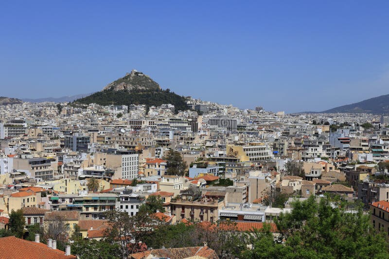 Athens Cityscape, Greece stock image. Image of european - 54298095