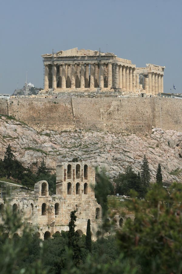 Athens, Greece stock photo. Image of restoration, background - 5389718
