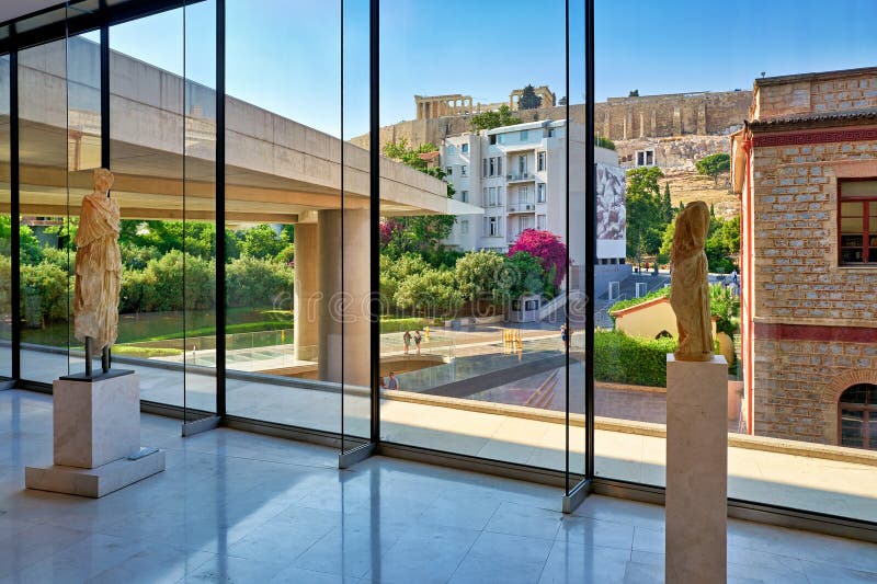Athens Greece. the Acropolis Museum Editorial Stock Image - Image of ...