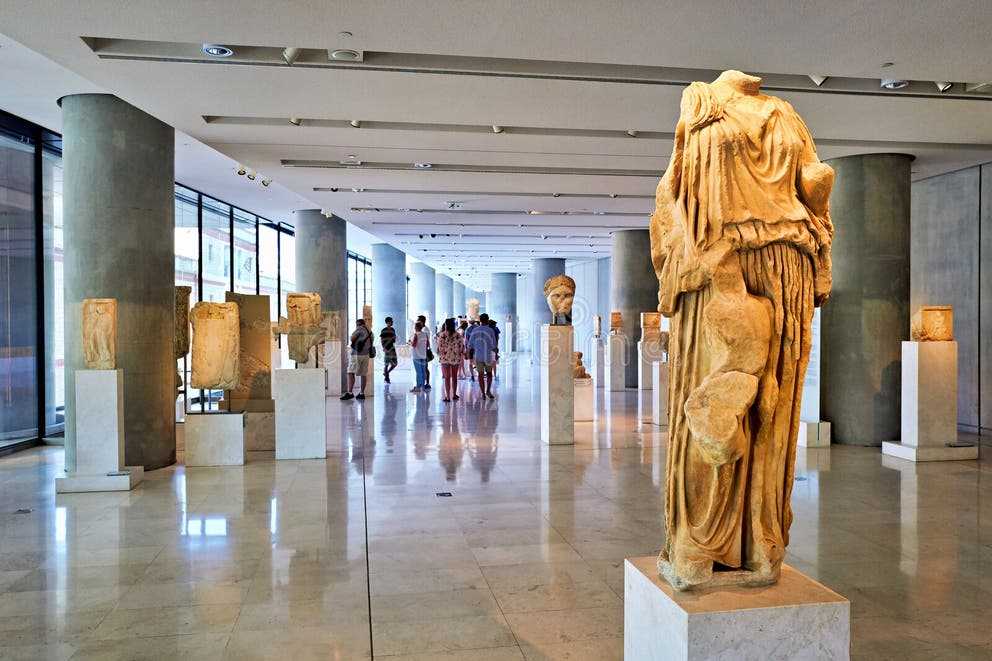 Athens Greece. the Acropolis Museum Editorial Stock Image - Image of ...