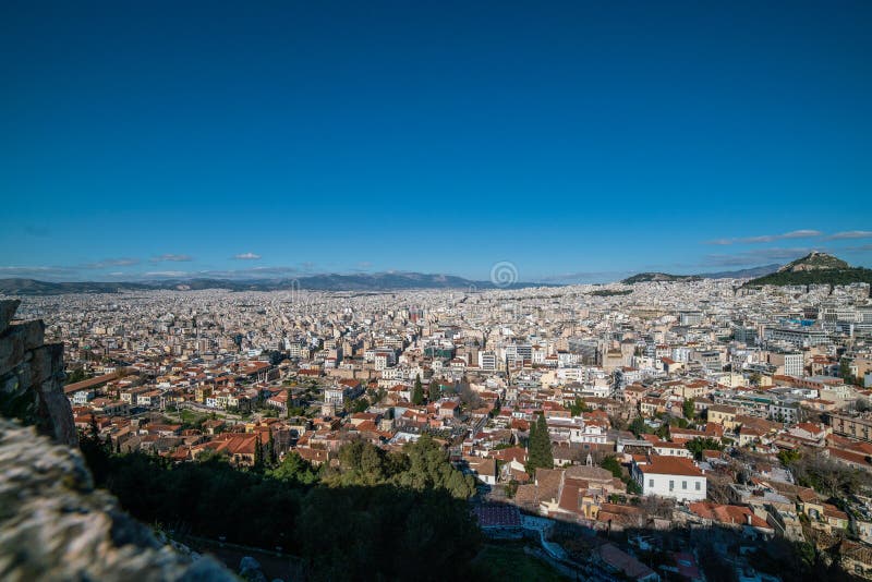 Athens of Greece, City View Stock Image - Image of culture, hellas ...
