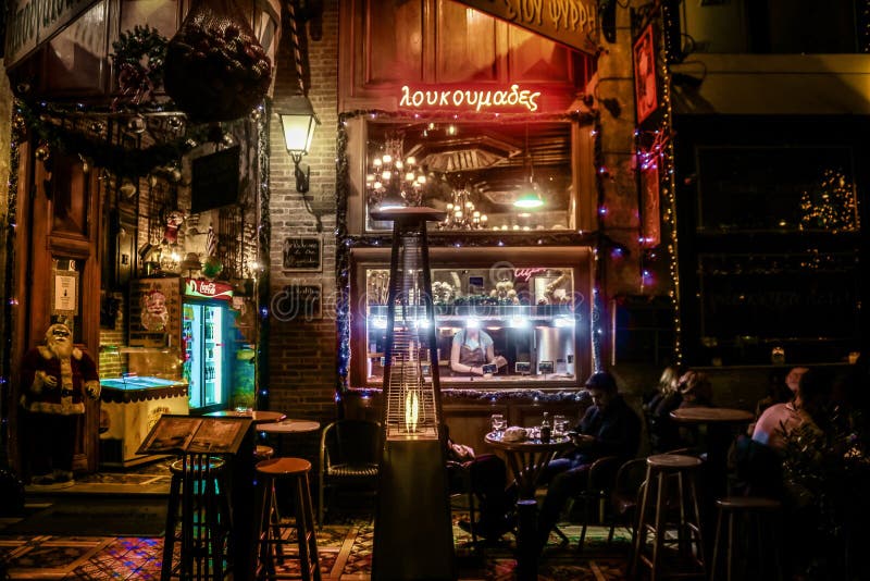 Cafe after the fire editorial stock photo. Image of cafe - 249587573