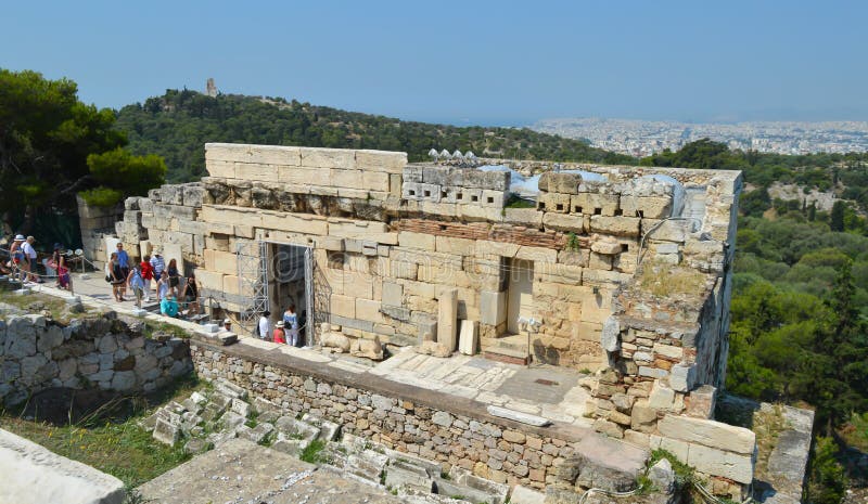 Acropolis in Athens, Greece on June 16, 2017. Editorial Image - Image ...