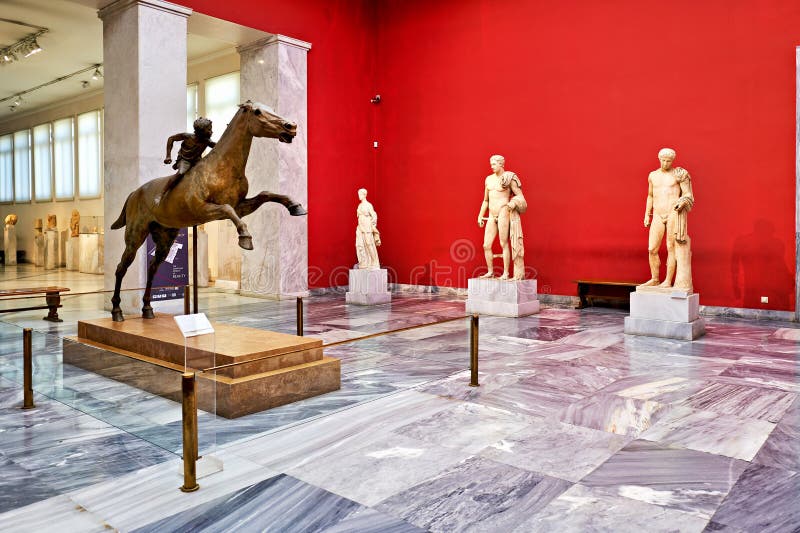 Athens Greece. the National Archaeological Museum Editorial Photography ...
