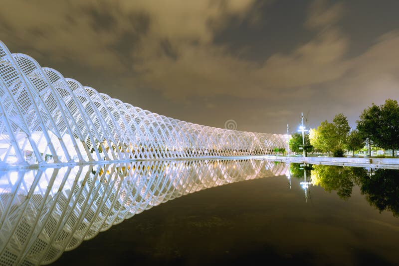Architecture In OAKA Stadium, Athens, Greece. Editorial Photo - Image ...