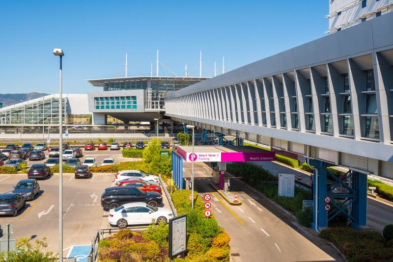 Passenger Pathway at Athens International Airport Editorial Stock Photo ...