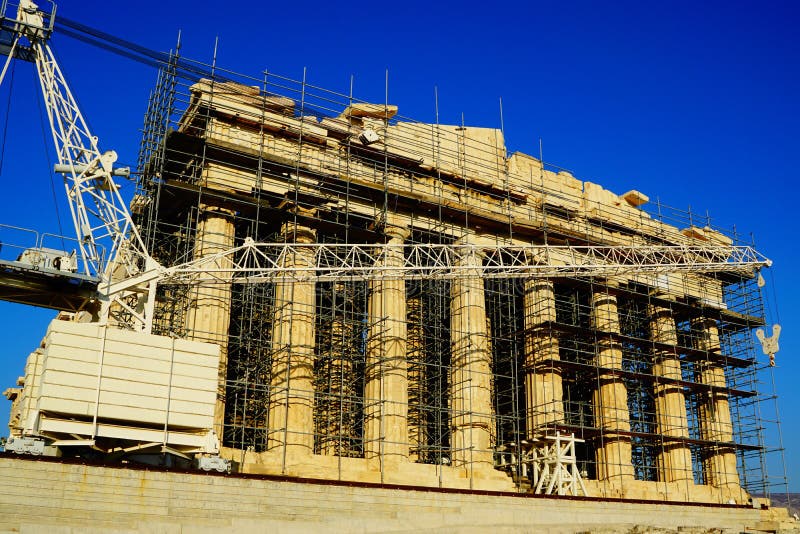 Athens Greece Pantheon editorial image. Image of project - 75559450