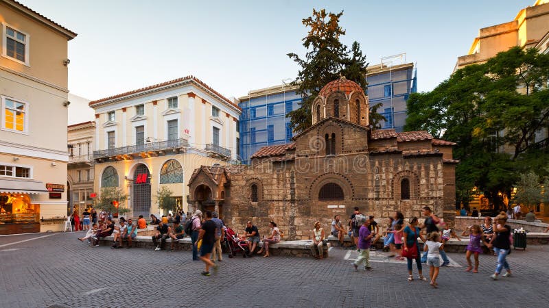 Athens, Greece. editorial stock photo. Image of mediterranean - 75814323