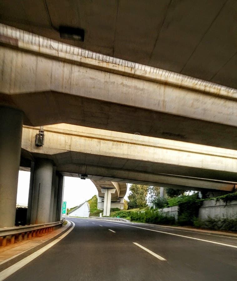 Athens Greece Road Architecture Stock Image - Image of bridge, athens ...