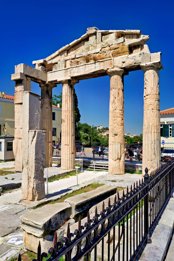 The Roman Agora is Located To the North of the Acropolis and To the ...