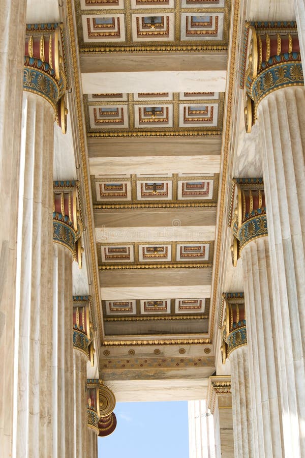 Magnificent Columns of Ionic Style, and Elements of Neoclassical ...