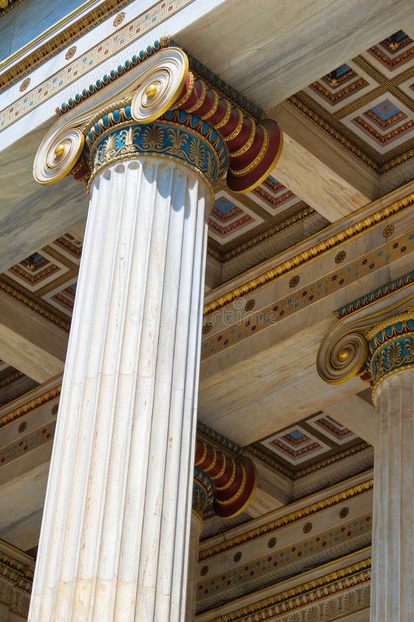 Magnificent Columns of Ionic Style, and Elements of Neoclassical ...