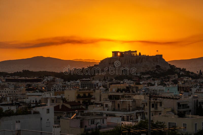 Athens Greece Skyline stock photo. Image of greece, landscape - 152401662