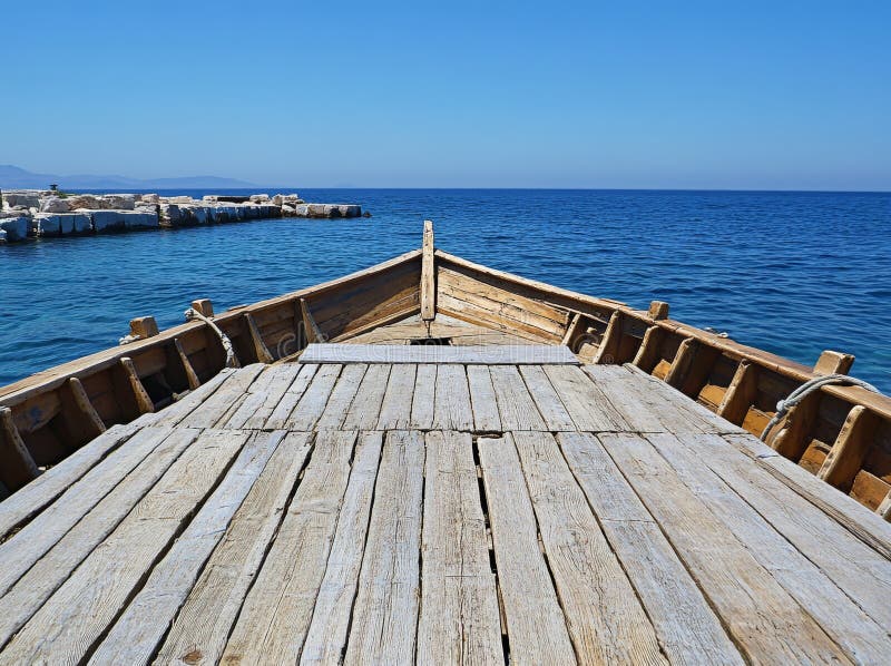 In Athens, Greece, There Exists a Full-scale Replica of an Ancient Trireme Warship Stock Photo ...