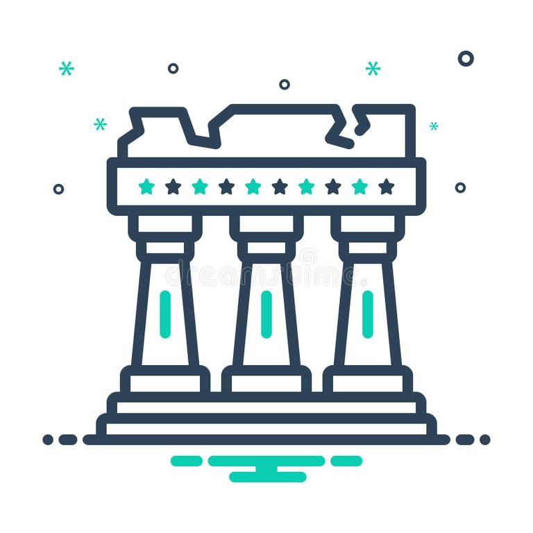 Pillar Ruins Stock Illustrations – 1,572 Pillar Ruins Stock ...