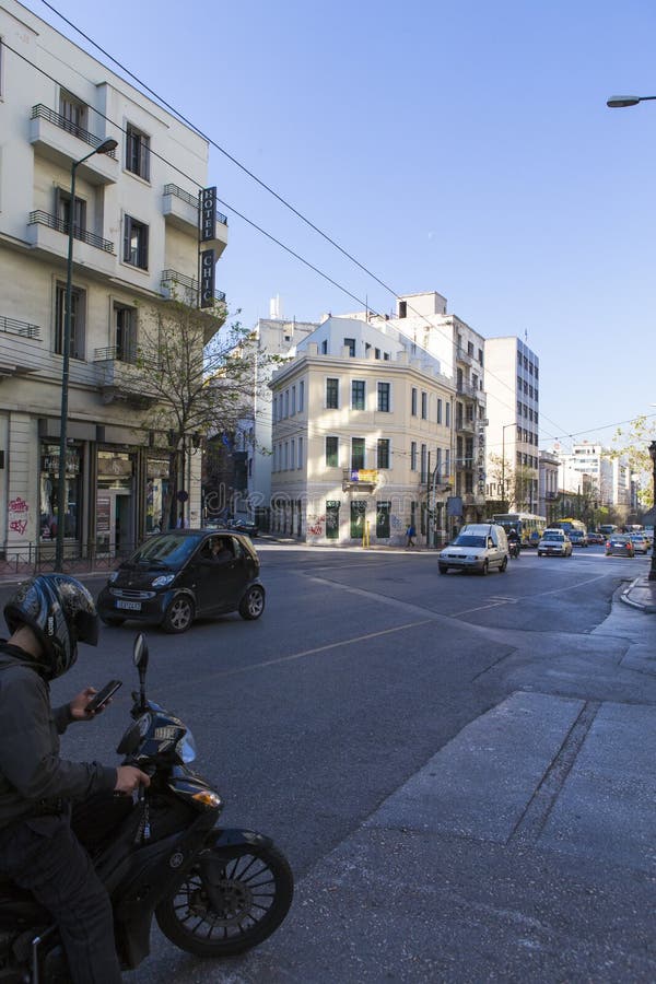 Light Traffic on Athens Boulevard Editorial Image - Image of traffic ...