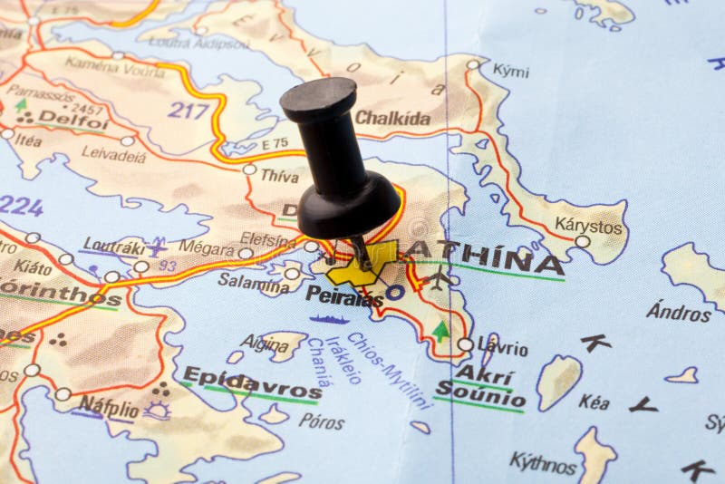 Athens stock photo. Image of contemporary, famous, cartography - 39558552