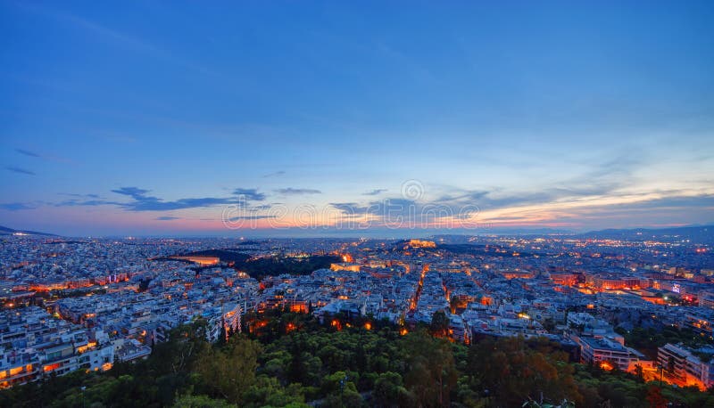 Acropolis, Athens. stock image. Image of athens, lycabettus - 42286985