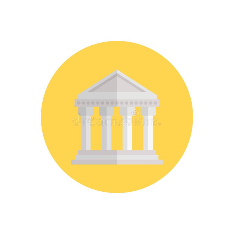 Athens Vector Flat Color Icon Stock Vector - Illustration of landmark ...