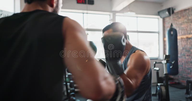 Athlete, Boxing and Coaching in Gym for Fight, Exercise and Learning ...